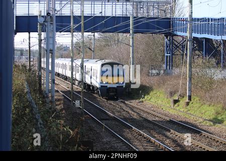 Class 321 EMU on the Great Eastern Mainline near Witham station Stock ...