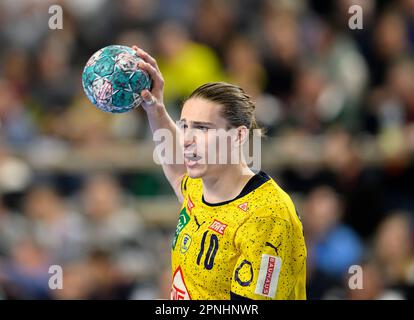 Cologne, Deutschland. 16th Apr, 2023. jubilation goalwart David SPAETH ...