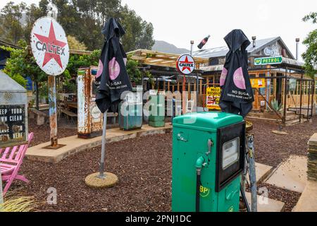 Barrydale, South Africa - 27 January 2023: vintage advertising signs at ...