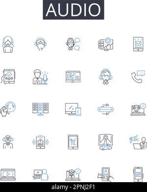 Protocol line icons collection. Standardization, Conduct, Systemization, Procedure, Code, Rules ...
