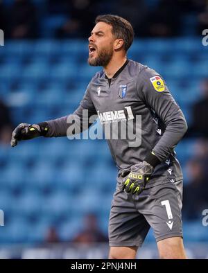 Gillingham goalkeeper Glenn Morris during the Sky Bet League Two match ...
