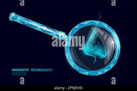 Nose 3D hay rhinitis pollen reaction. Seasonal spring pollinosis sick ...