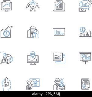 Broadening expertise line icons collection. Learning, Growth ...