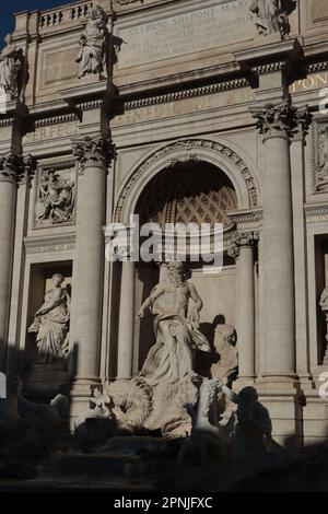 The breathtaking Trevi Fountain, a masterpiece of Baroque architecture ...