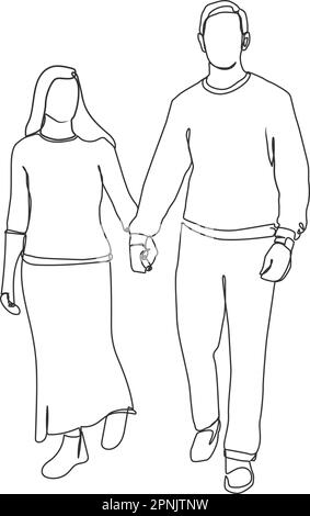 Simple line drawing illustration of a Senior businessmen, executives ...