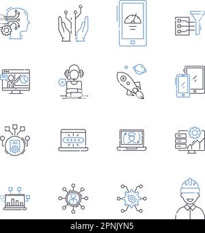 glider airplane aircraft line icon vector illustration outerwear female ...