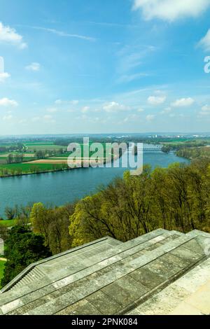 Spring hike through beautiful Danube delta near Donaustauf - Bavaria ...