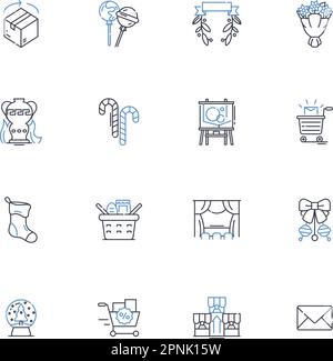 Acknowledgment line icons collection. Recognition, Gratitude, Thankful ...