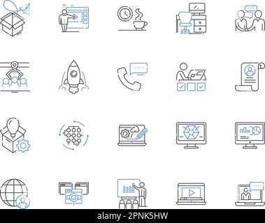Creation line icons collection. Birth, Beginning, Genesis, Inception ...