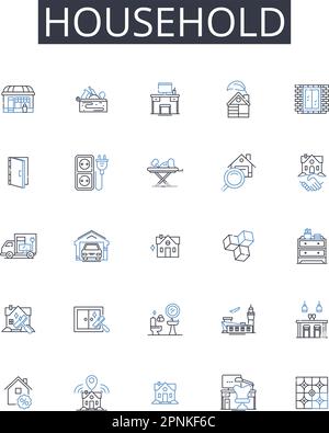 Practice-rehearsal line icons collection. Drill, Run-through ...