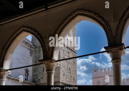 Tito Square the main square of Koper,Slovenia surrounded by palaces ...