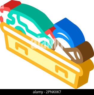 scrap steel steel production color icon vector illustration Stock ...