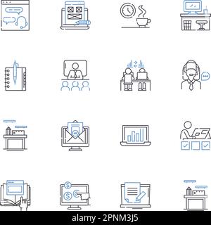 Loyalty line icons collection. Dedication, Devotion, Fidelity, Allegiance, Faithfulness ...