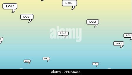Image of lol text in speech bubbles Stock Photo - Alamy