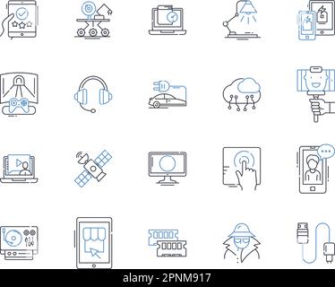My surplus line icons collection. Overstock, Excess, Residual, Unused ...