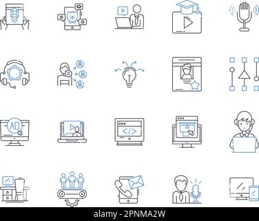 Volume line icons collection. Amplify, Density, Magnitude, Loudness ...