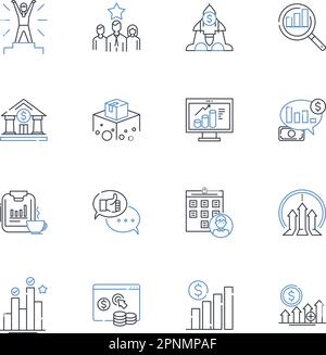 Capability line icons collection. Aptitude, Expertise, Proficiency ...