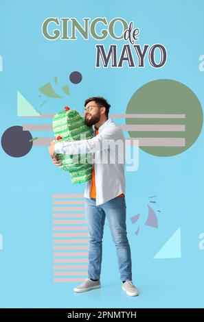 Banner for Cinco De Mayo (Spanish for Fifth of May) with woman and ...