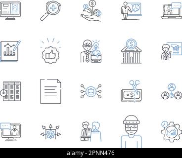 Quality standards line icons collection. Excellence, Compliance, Consistency, Benchmarking ...