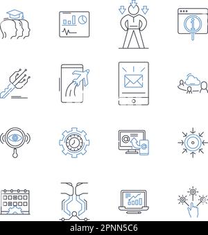 Mutualism line icons collection. Symbiosis, Cooperation, Reciprocity ...