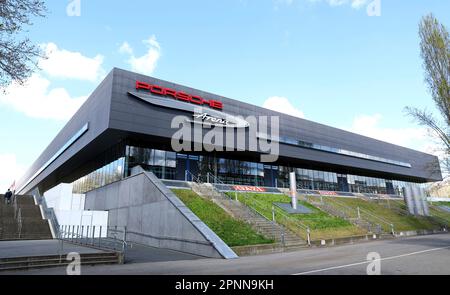 Porsche Arena, a home stadium of a German football team VfB Stuttgart ...