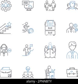 Skillfulness line icons collection. Aptitude, Dexterity, Proficiency ...