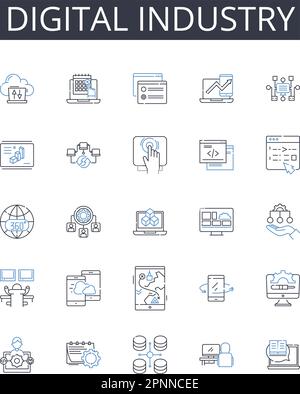 Intercultural communication line icons collection. Diversity ...