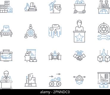 Exchanges line icons collection. Trading, Transactions, Market ...