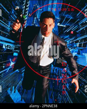 KEANU REEVES POSTER, JOHNNY MNEMONIC, 1995 Stock Photo - Alamy