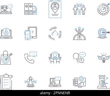 Mutual agreement line icons collection. Consensus, Accord ...