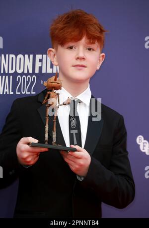 Gregory Mann attends the "Guillermo Del Toro's Pinocchio" world ...