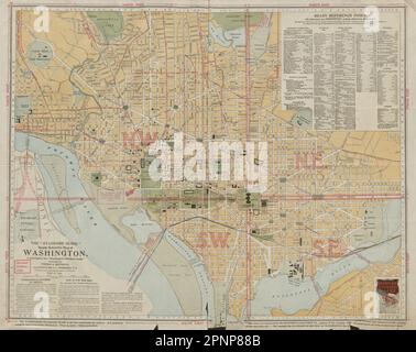 Map of Washington Stock Photo - Alamy