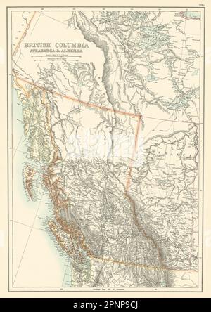map of alberta Stock Photo - Alamy