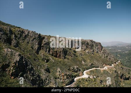 High cliffs at Topolia Gorge Stock Photo - Alamy