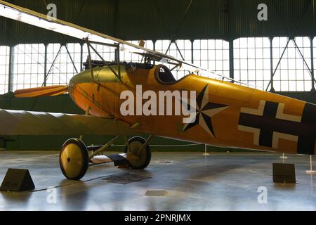 The Albatros D.V was a German World War I fighter aircraft used by the ...