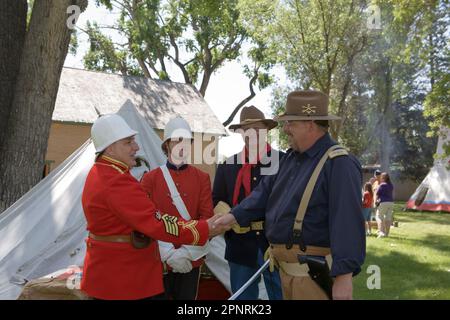 North-West Mounted Police uniform and saber, Fort Benton's Summer ...