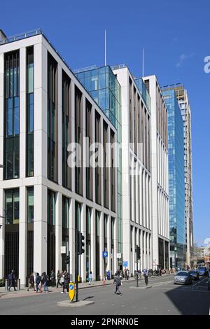 London, UK. York Road between the South Bank and Waterloo Station ...