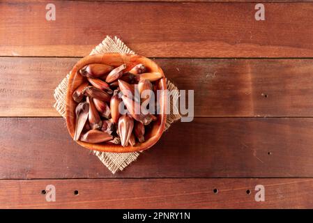 Table of brazilian festa junina. pinhão Stock Photo - Alamy