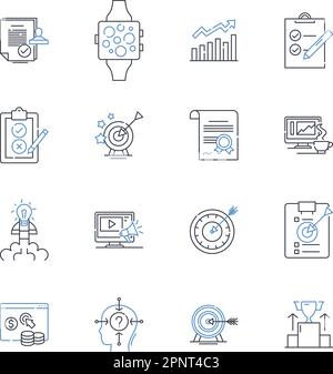 Flourishing line icons collection. Growth, Thriving, Blooming ...