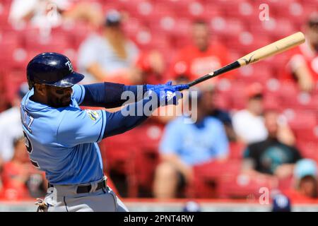 Tampa Bay Rays' Yandy Diaz waits for a pitch during an at bat against ...