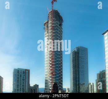 The landmark Butterfly building, nearing its 57-storey height, is seen ...