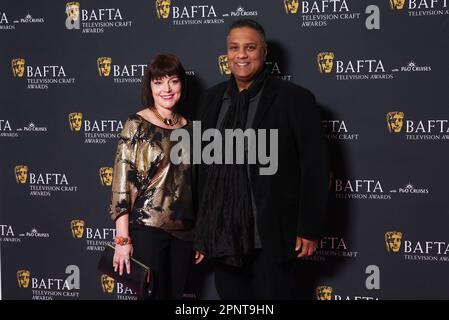 Bafta CEO Jane Millichip and Bafta Chair Krishnendu Majumdar attending ...