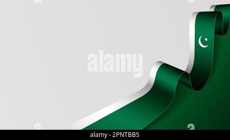 Pakistan ribbon flag background. Element of impact for the use you want ...
