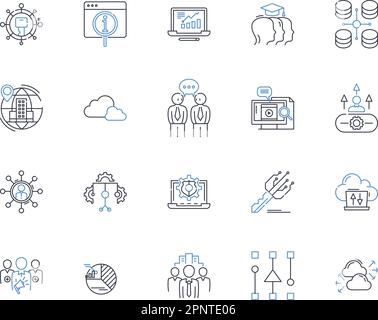 Endorsement line icons collection. Recommendation, Approval, Support ...