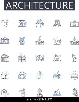 Geotagging line icons collection. Location, Mapping, Coordinate, GPS ...