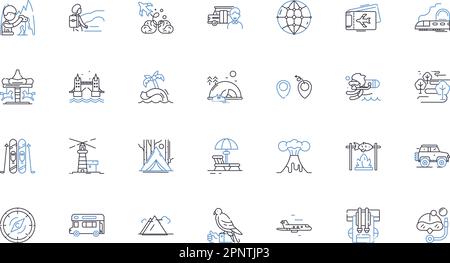 Odyssey line icons collection. Epic, Adventure, Quest, Mythology, Greek ...