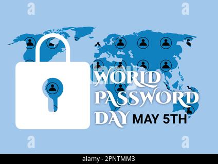 World Password Day. Holiday concept. Template for background, banner ...