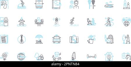 Social Behavior linear icons set. Empathy, Kindness, Compassion ...