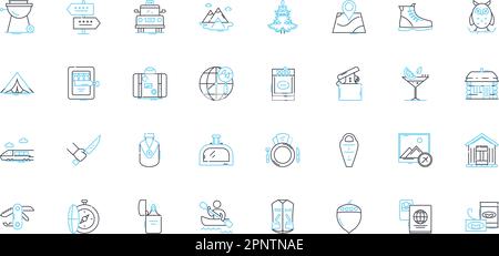 Virtual applications linear icons set. Simulation, Emulation, Digital ...