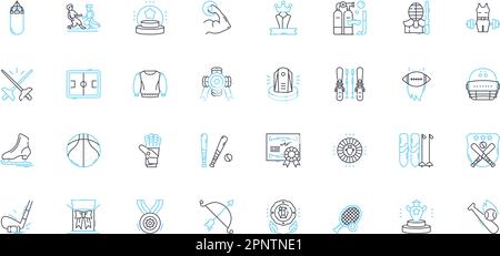 Supervision linear icons set. Oversight, Management, Direction ...